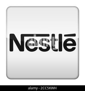 Nestle sign logo Stock Photo - Alamy