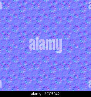 Normal map of abstract flowers, seamless pattern normal texture for use ...