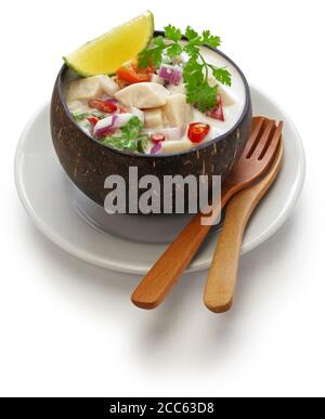 Kokoda, coconut milk ceviche, Fijian cuisine Stock Photo - Alamy