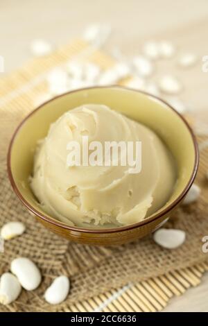Japanese shiroan or white bean paste Stock Photo - Alamy