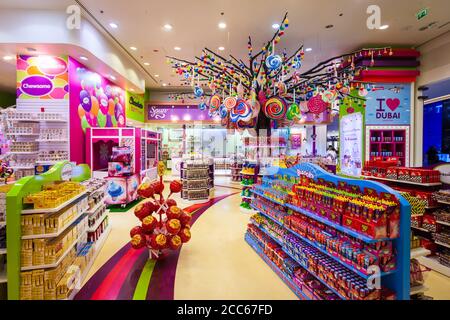 Candylicious candy store in Dubai Mall in downtown Dubai, United Arab ...