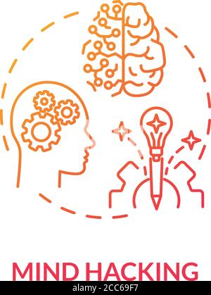 Body and mind hacking concept icon with text. PPT page vector template ...
