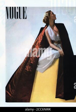 1956 Vogue Cover Stock Photo - Alamy