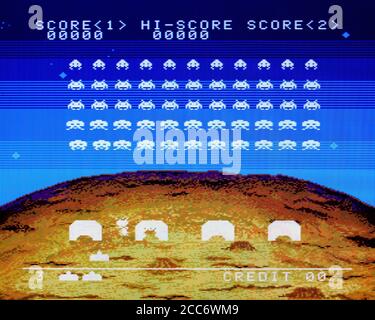 Space Invaders The Original Game - PC Engine CD Videogame - Editorial ...