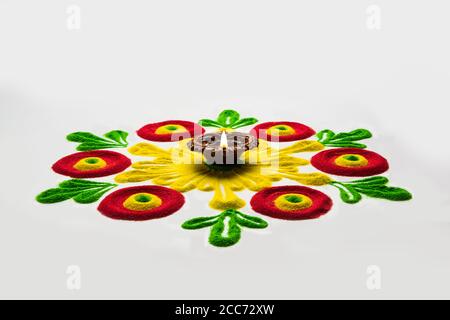 Rangoli Design is an art form made during using powder colours during ...