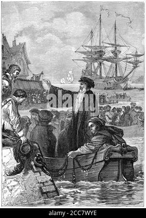 Engraving of Jan Łaski or Johannes à Lasco (1499 – 1560) Polish ...