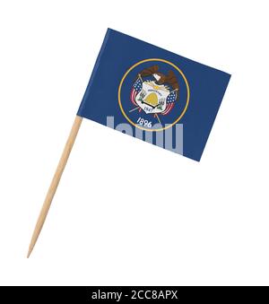 Flag of State of Utah on a flagpole Stock Photo - Alamy