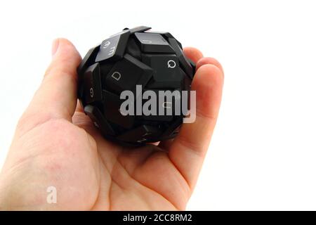 sphere from keyboard isolated on the white background Stock Photo - Alamy