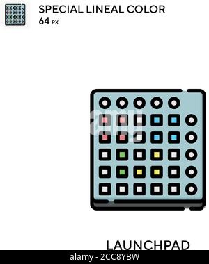 Launchpad Special lineal color icon. Illustration symbol design ...