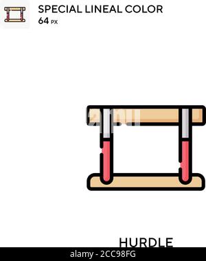 Athlete Special lineal color icon. Illustration symbol design template ...