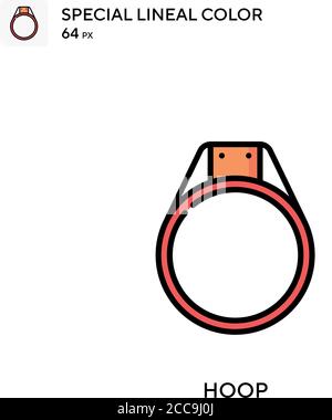 Hoop Special lineal color vector icon. Illustration symbol design ...