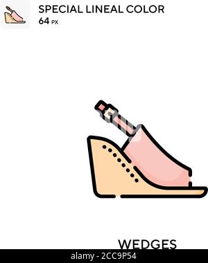 Wedges Special lineal color vector icon. Illustration symbol design ...