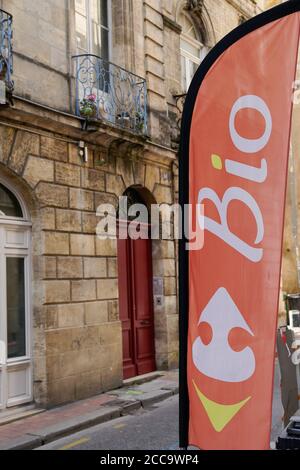 Carrefour Bio grocery shop front in Lille, France Stock Photo - Alamy