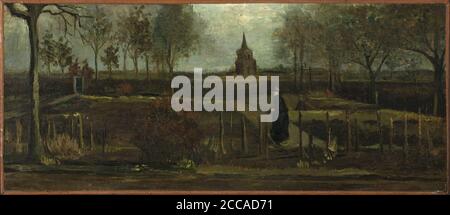 The Parsonage Garden at Nuenen in Spring May 1884, Nuenen by Vincent ...