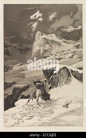 Max Klinger, Intermezzi, Opus IV, Bl. 5: Kampfende Centauren (Fighting ...