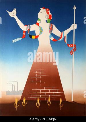 ERP. The Marshall Plan. Museum: PRIVATE COLLECTION. Author: Gaston Van ...