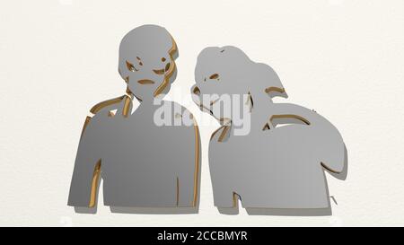 3D rendering of a teenager boy isolated on white background Stock Photo ...