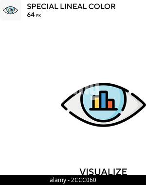 Visualize Technology Digital Visualization Icon Stock Vector Image ...