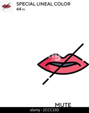 muted vector icon editable stroke outline icons for web and mobile Stock Vector Image & Art - Alamy