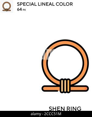 Shen ring vector icon. . Modern, simple flat vector illustration for web site or mobile app ...