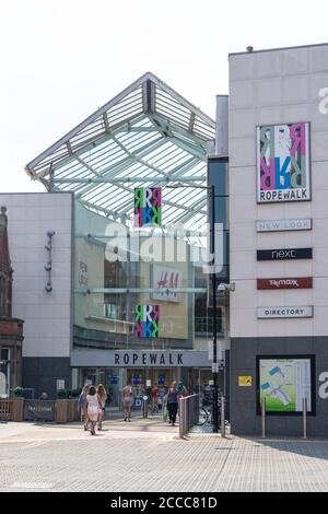 The Ropewalk shopping centre, Nuneaton, Warwickshire, England, UK Stock ...