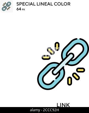 Link Special lineal color icon. Illustration symbol design template for ...