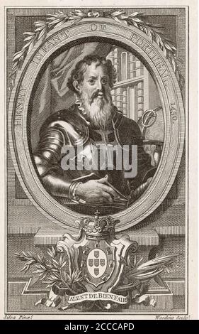Prince Henry the Navigator (1394 - 1460), a central figure in the early ...
