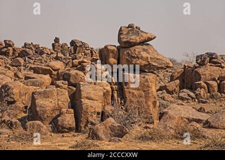 Giant's Playground, a natural rock garden in Keetmanshoop, Namibia ...
