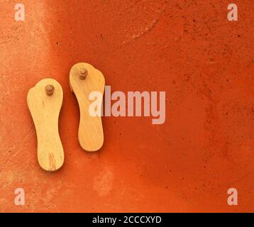 Paduka is an ancient form of footwear in India, consisting of little ...
