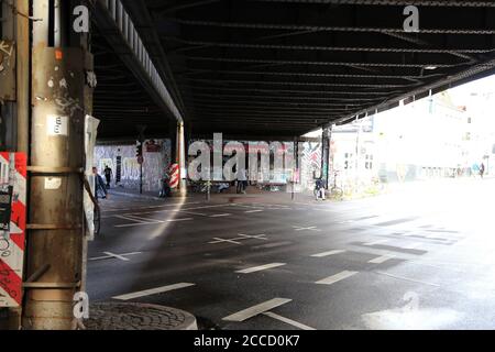 Train bridge Sternbrücke in Hamburg-Altona, Germany Stock Photo - Alamy