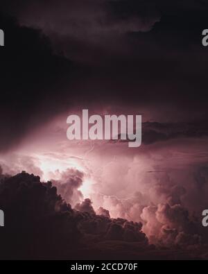 Lightning Storm in Maldives Stock Photo - Alamy