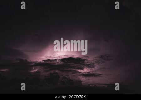 Lightning Storm in Maldives Stock Photo - Alamy