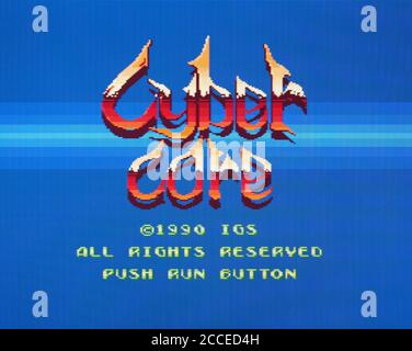Cyber Core - PC Engine Videogame - Editorial use only Stock Photo - Alamy