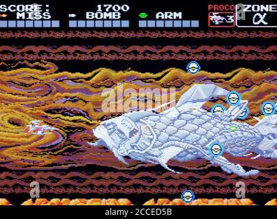 Darius Alpha - PC Engine Videogame - Editorial use only Stock Photo - Alamy