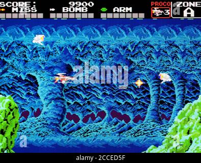 Darius Plus - PC Engine Videogame - Editorial use only Stock Photo - Alamy