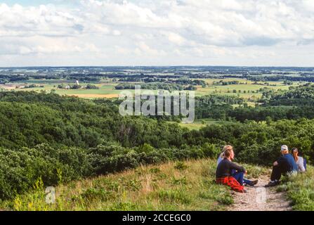 View from Inspiration Point, Minnesota, USA. Landscape shaped by ...