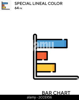 Chart Special lineal color icon. Illustration symbol design template ...