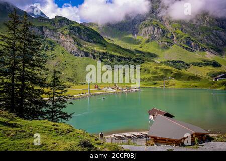 Switzerland, scenery, meadow, trees, country lane, Europe, Basel-Land ...