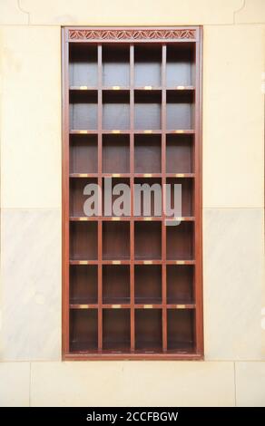 Great Sultan Qaboos Mosque shoe rack Stock Photo - Alamy