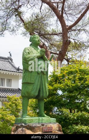 Nagasaki, Japan - Statue of Amakusa Shiro (1621?-1638) at Remains of ...