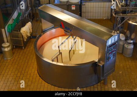 Large cheese maker with knife harps, Affoltern im Emmental, Switzerland ...