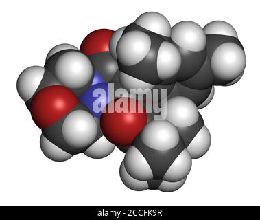 Pinoxaden herbicide molecule. 3D rendering Stock Photo - Alamy