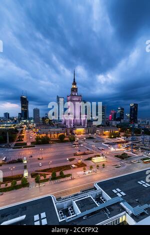 Capital and largest city of Poland, Warsaw still displays some signs of ...