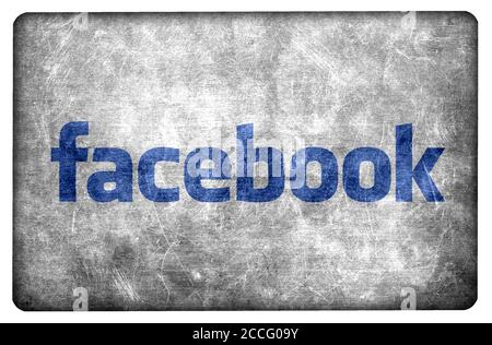Facebook logo icon flag symbol Stock Photo - Alamy