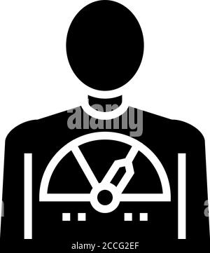 human full energy vector glyph seamless pattern human full energy sign ...