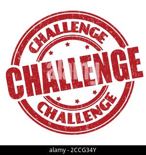 challenge grunge ribbon. challenge sign. challenge banner Stock Vector ...