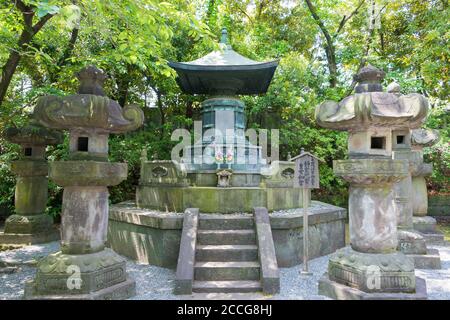 Tokyo, Japan - Tomb of Princess Kazunomiya (1846-1877) at Mausoleum of ...