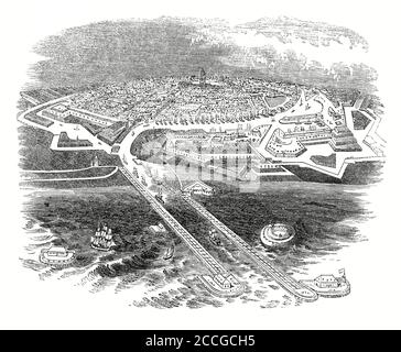 BATTLE OF DUNES/1658 Stock Photo - Alamy