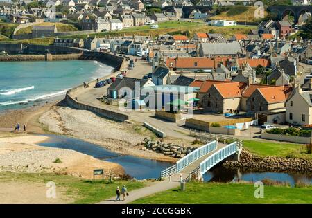cullen beach stream Stock Photo - Alamy