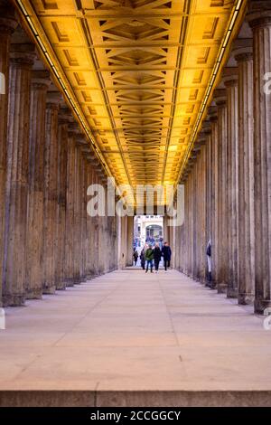 Old National Gallery on Museum Island in Berlin Stock Photo - Alamy